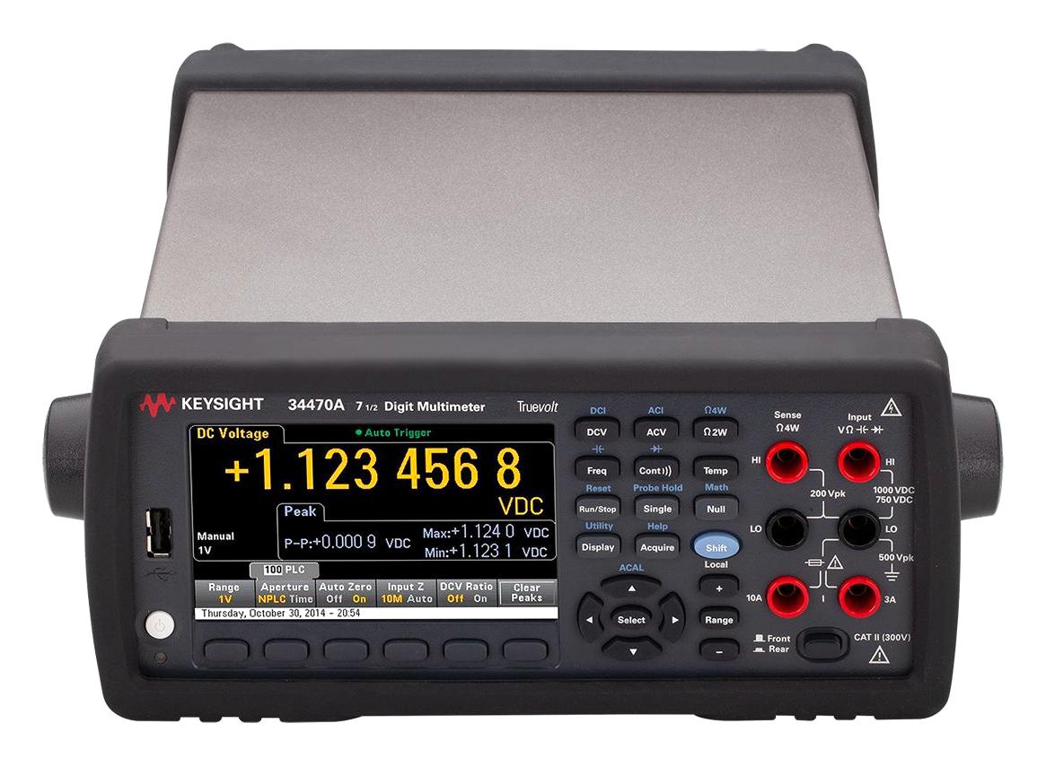 34470A - Keysight Technologies - 台式数字万用表, Truevolt系列, 1 kV