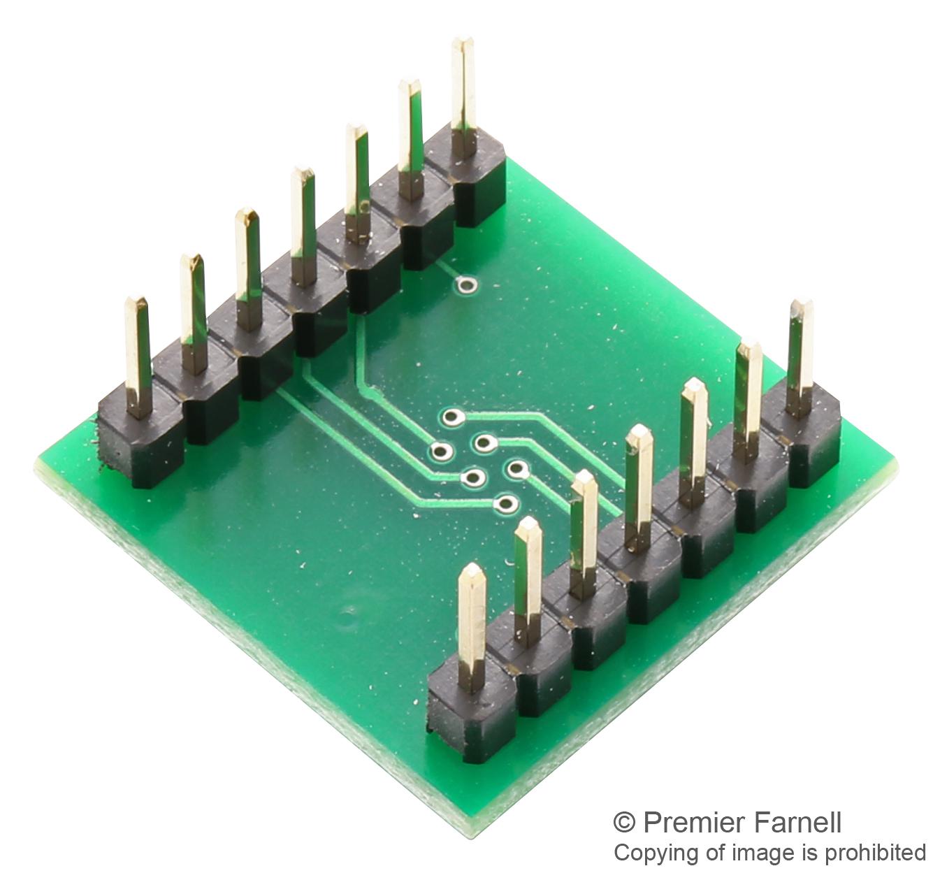 LCQT-SOIC14 - Aries - 芯片适配器, 14-MSOP至14-DIP, 2.54mm节距