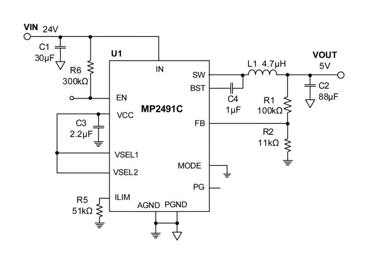 MP2491CGQB-Z - Monolithic Power Systems (mps) - DC-DC开关同步降压稳压器, 4V-32V输入, 500mV至30V输出