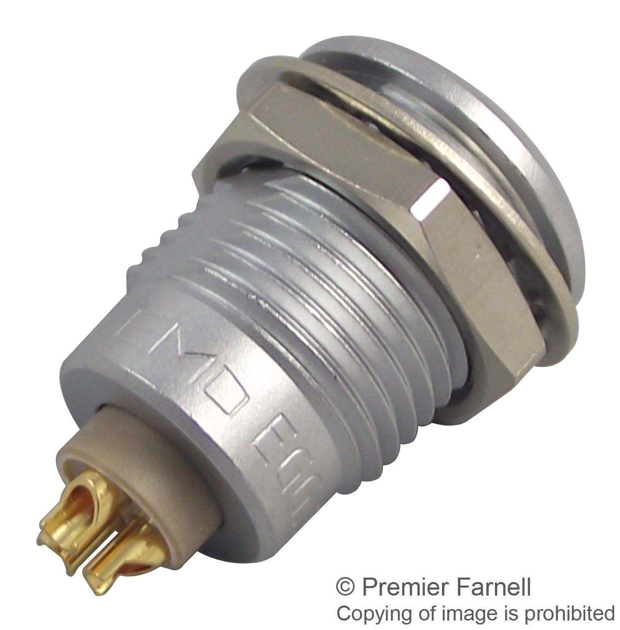 EGG.1B.303.CLL - Lemo - 圆形连接器, 1B系列, 面板安装插座