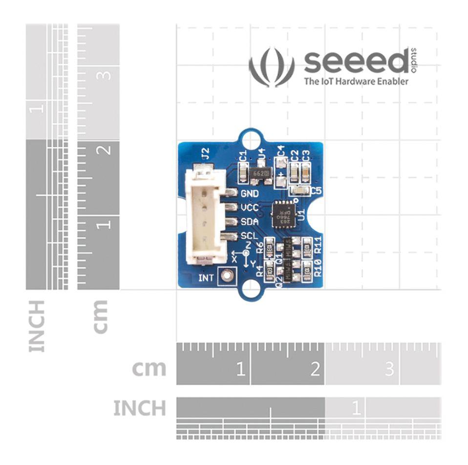101020039 - Seeed Studio - Accelerometer Module, With Cable, Triple Axis