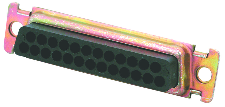 DBU-25S - Cinch Connectivity Solutions - 连接器, 标准D-SUB, 25路