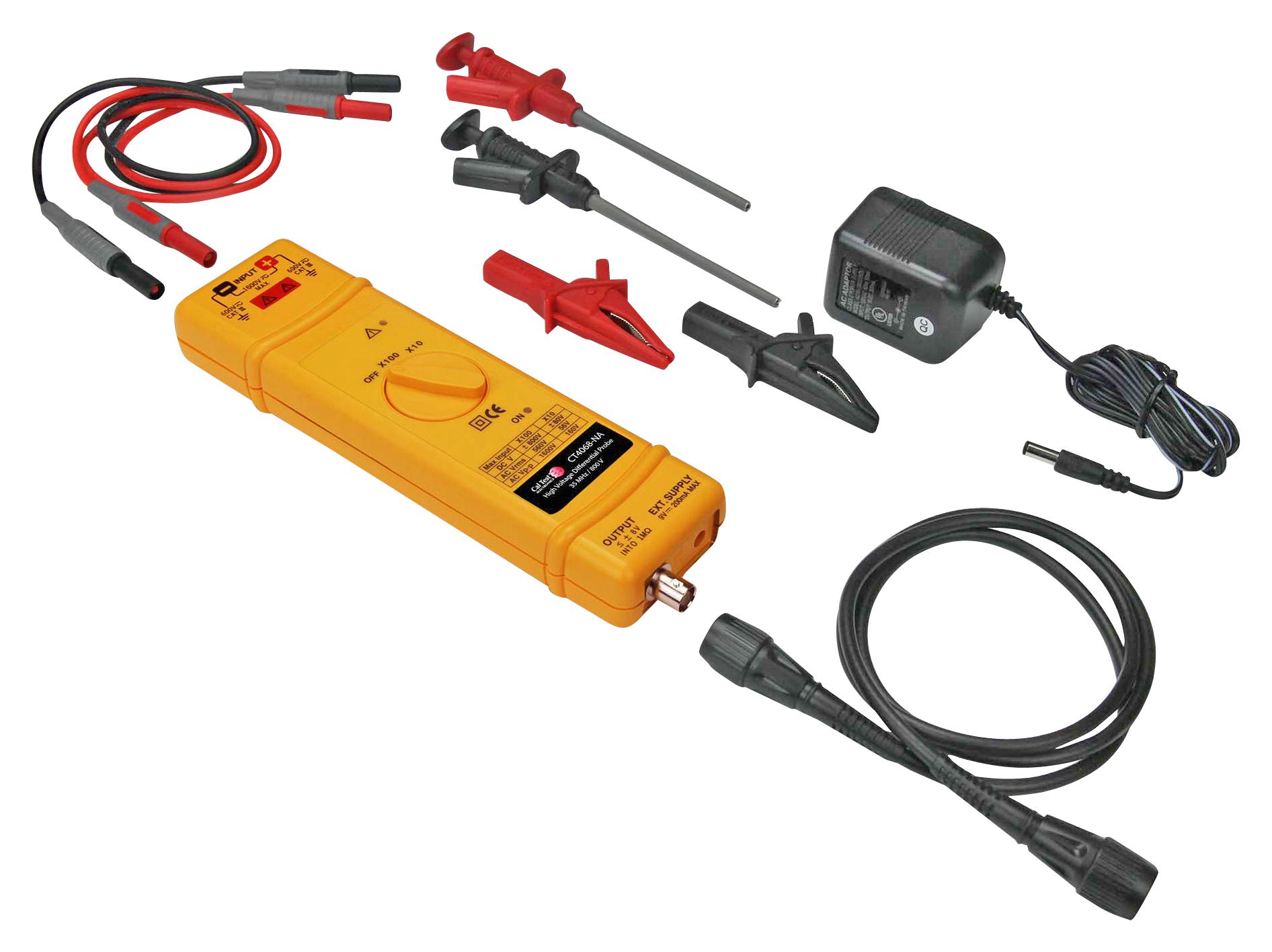 CT4068-NA - Cal Test Electronics - 差分探头, 10:1/100:1, 35MHZ