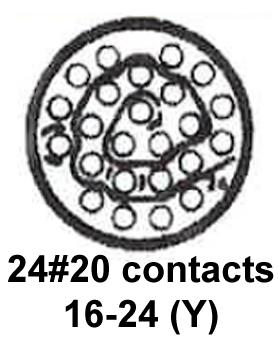 BACC45FN16-24S - Cinch Connectivity Solutions - 圆形连接器, BACC45, MIL-DTL ...