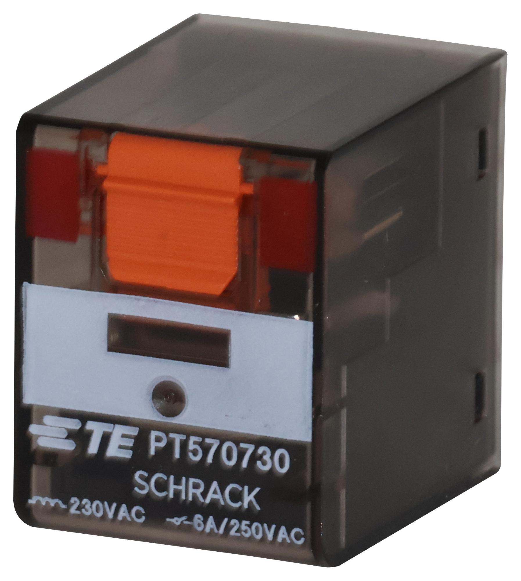 PT570730 - Schrack - Te Connectivity - 通用继电器, PT系列, 功率
