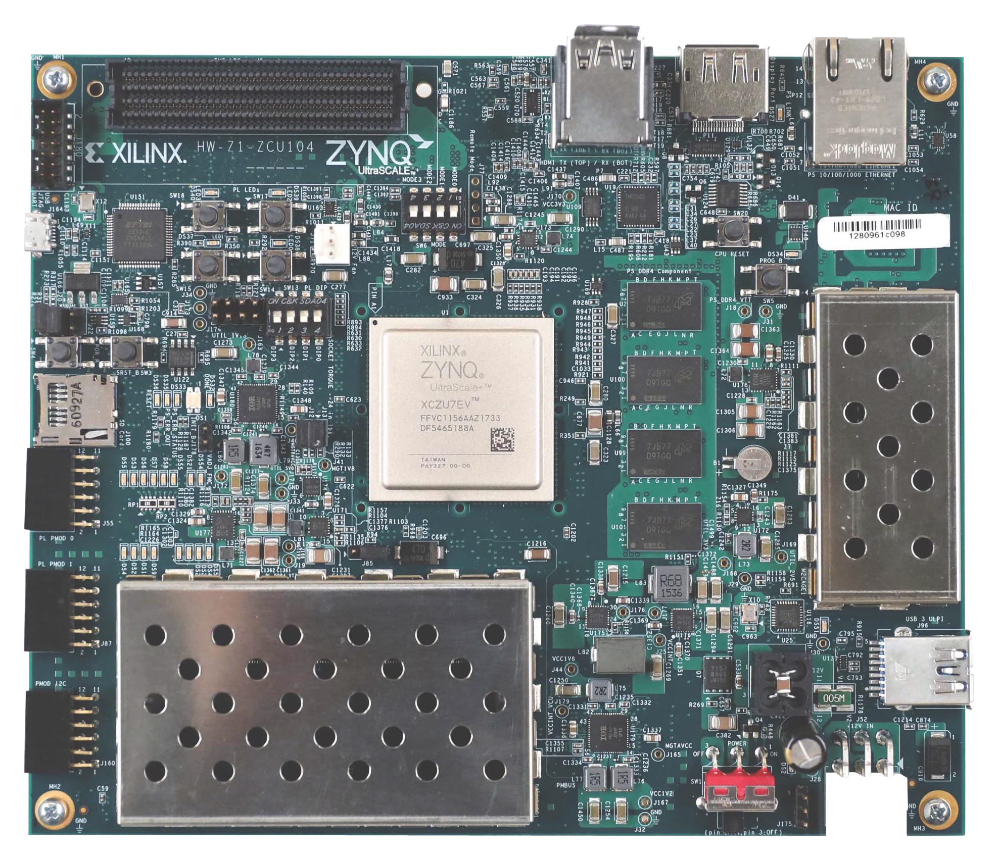 EK-U1-ZCU104-G-J - Amd Xilinx - 评估套件, XCZU7EV-2FFVC1156, Zynq UltraScale+系列