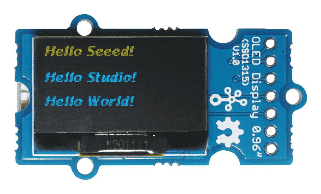 104020249 - Seeed Studio - OLED Display Board, 0.96", Yellow & Blue