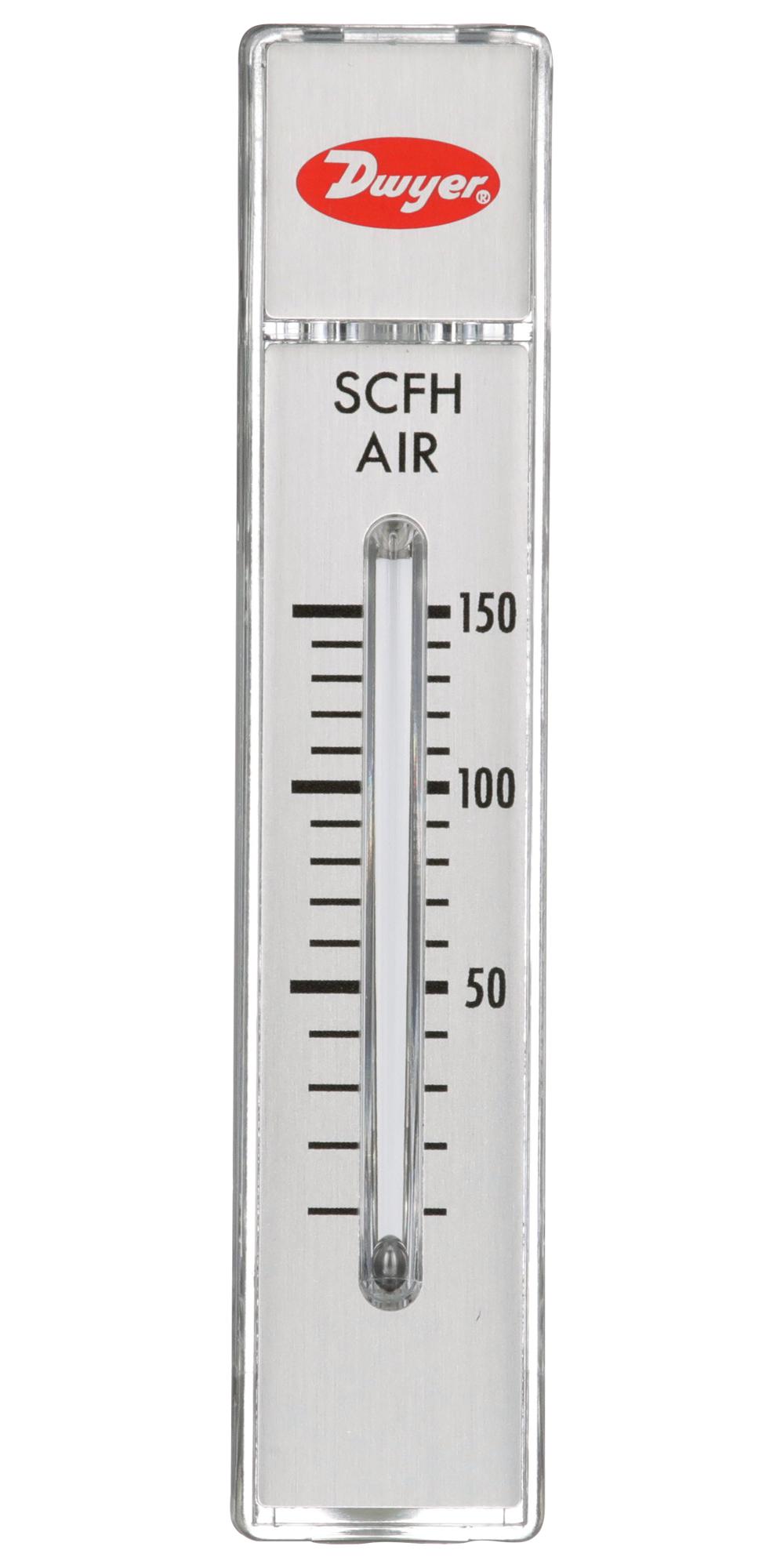 RMA-11 - Dwyer - 空气流量计，30 至 200 cc/min，100 psi，4 % 精度，1/8" FNPT，RATE ...
