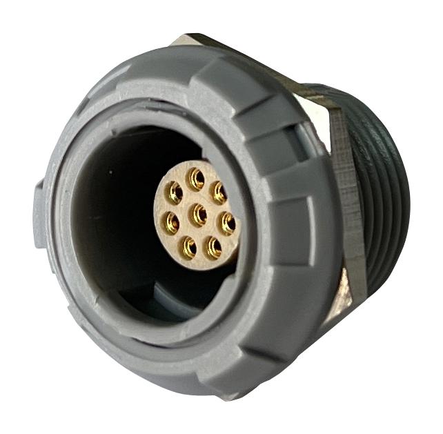 MCP-P1SRG08PGG - Multicomp Pro - 圆形连接器, MCP IP50 Push Pull, 面板安装插座