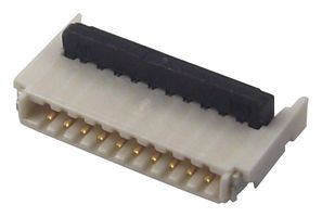 503480-1000 MOLEX, 连接器, FFC/ FPC板, 直角, 0.5 mm, 10 触点, 插座, Easy-On 503480, 表面安装 , 顶部、底部 | e络盟中国