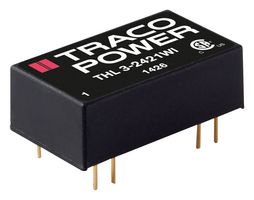 THL 3-2411WI TRACO POWER, 隔离式通孔DC/DC转换器, ITE, DIP, 4:1, 3 W, 1输出, 5 V | e络盟中国