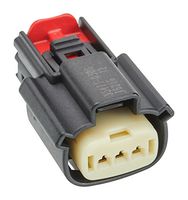 33471-3301 MOLEX, 车用连接器外壳, 黑色, MX150 33471 Series, 插座, 3 路, Molex MX150 ...
